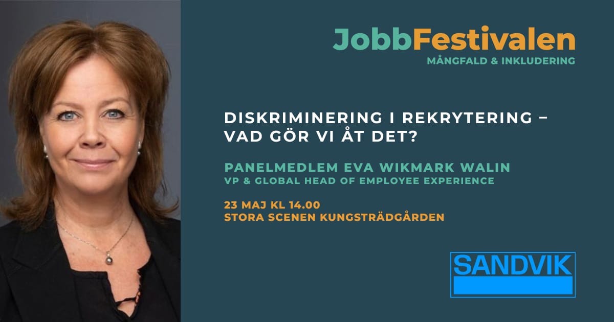 Diskriminering i rekrytering – vad gör vi åt det? - Jobbfestivalen